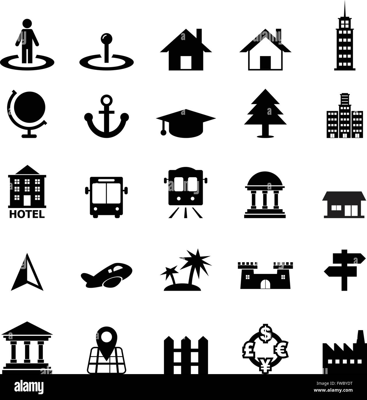 Place map hi-res stock photography and images - Alamy