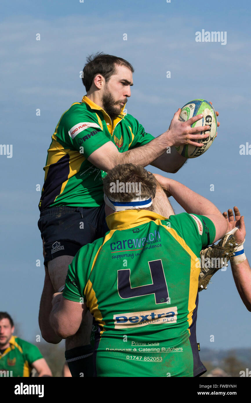 NDRFC 1st XV versus Frome RFC 1st XV, David Marsh of North Dorset RFC ...