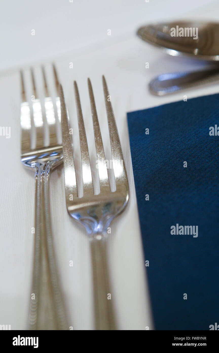 Setting place dine restaurant utensils fork food special meal hi-res ...