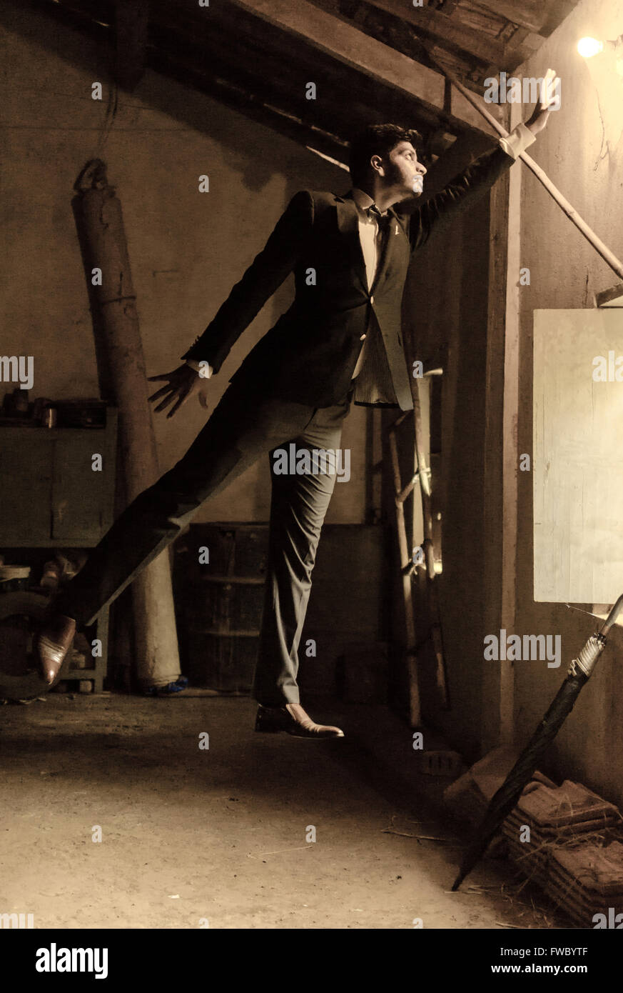 Levitating man hi-res stock photography and images - Alamy