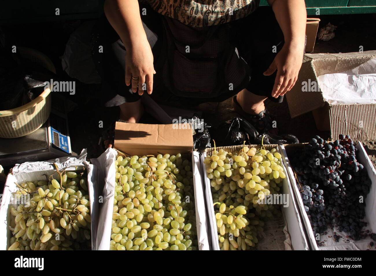Grapes are on sale in the markets from mid-summer through late fall ...