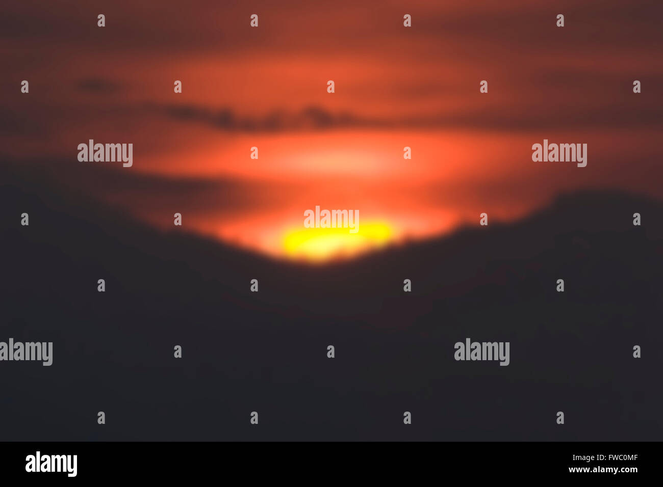 Blurred sunset for background use Stock Photo - Alamy