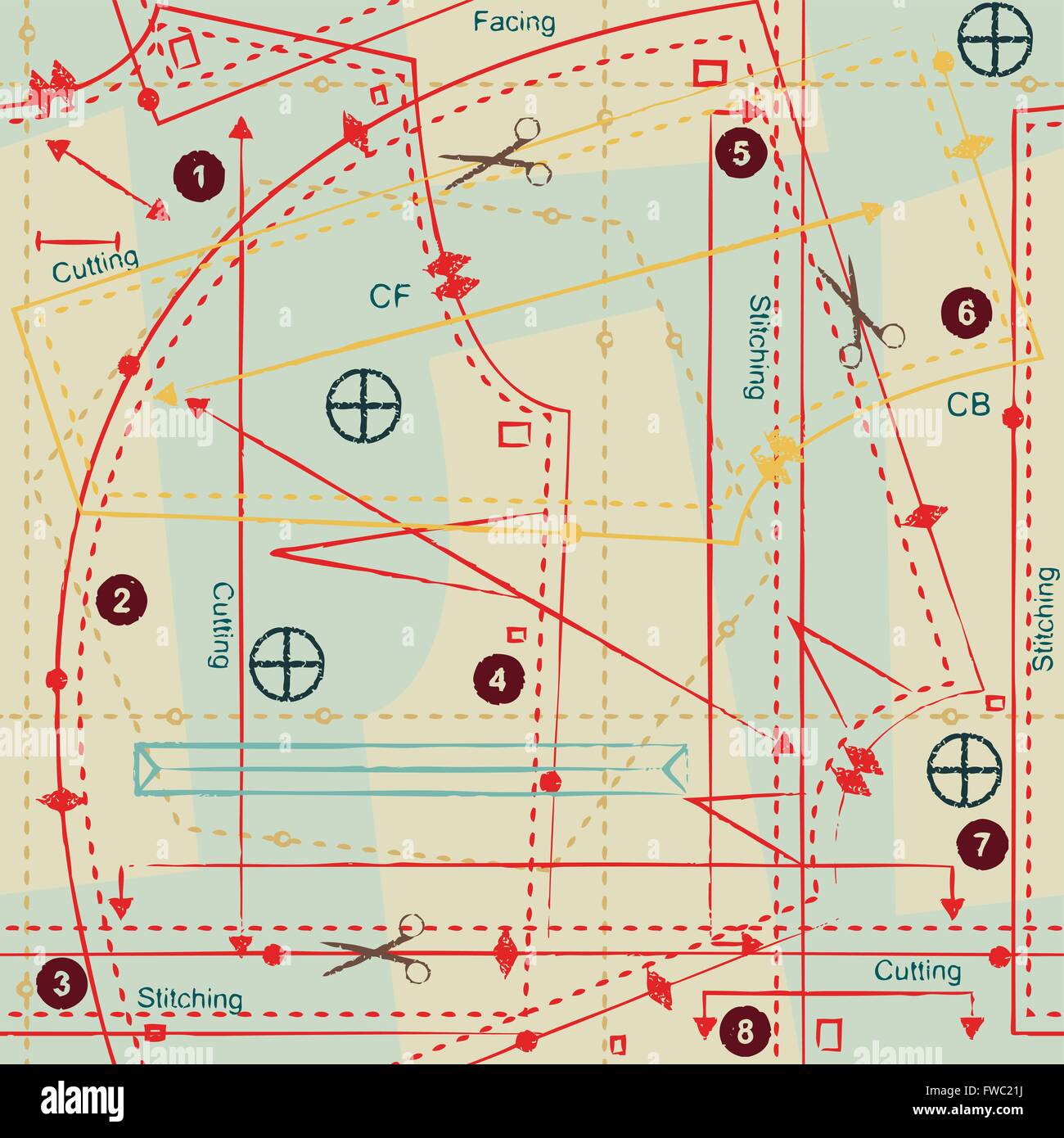 Pattern marks Stock Vector Images - Alamy
