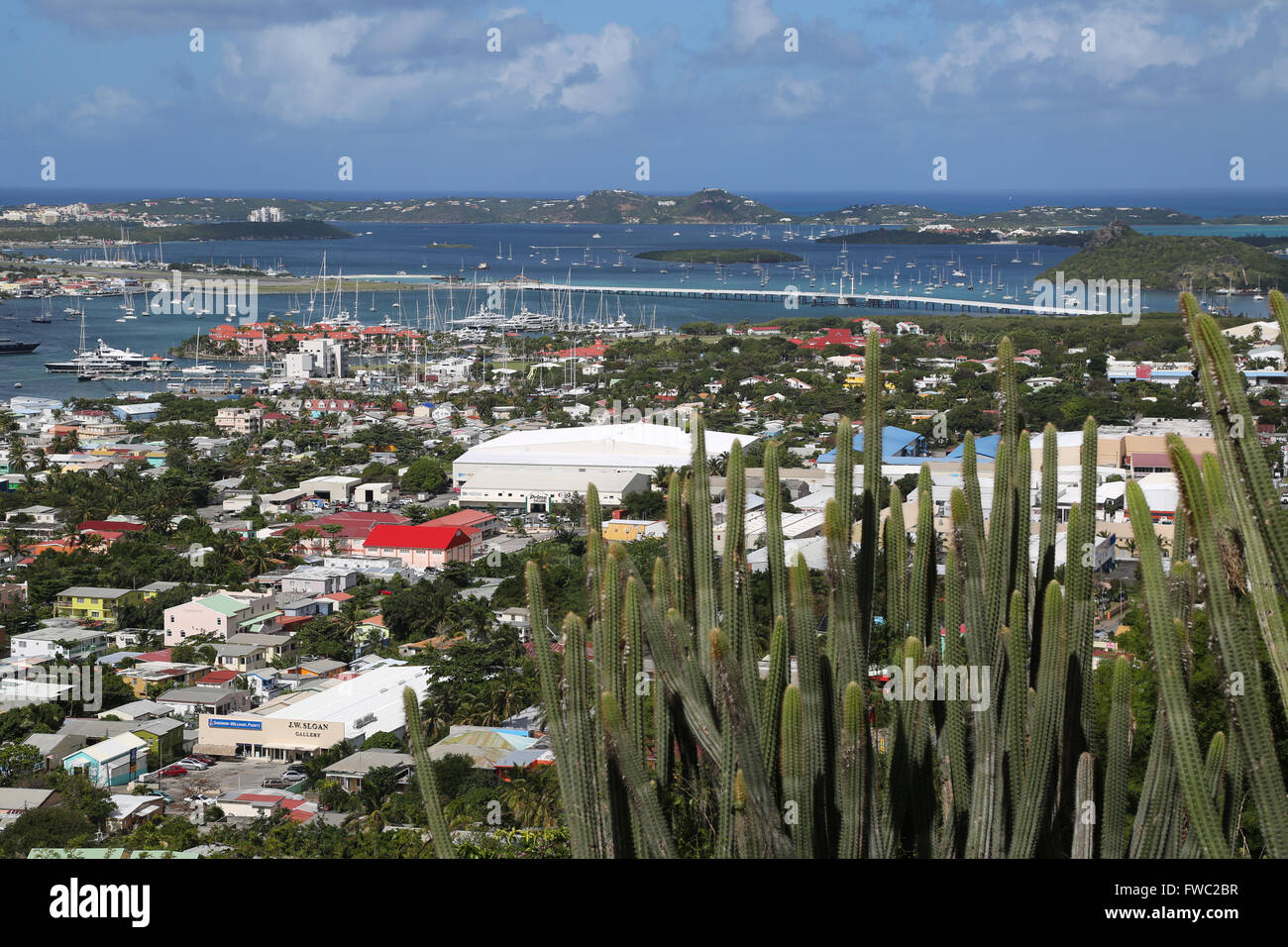 Simpson Bay Lagoon Stock Photo - Alamy