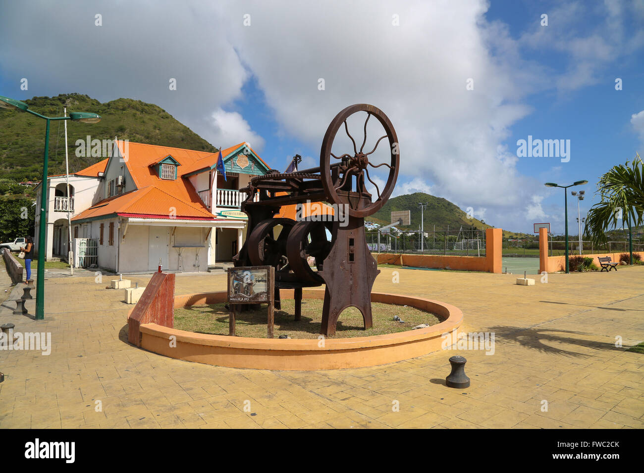 Old Salt Press at Grand Case Stock Photo - Alamy