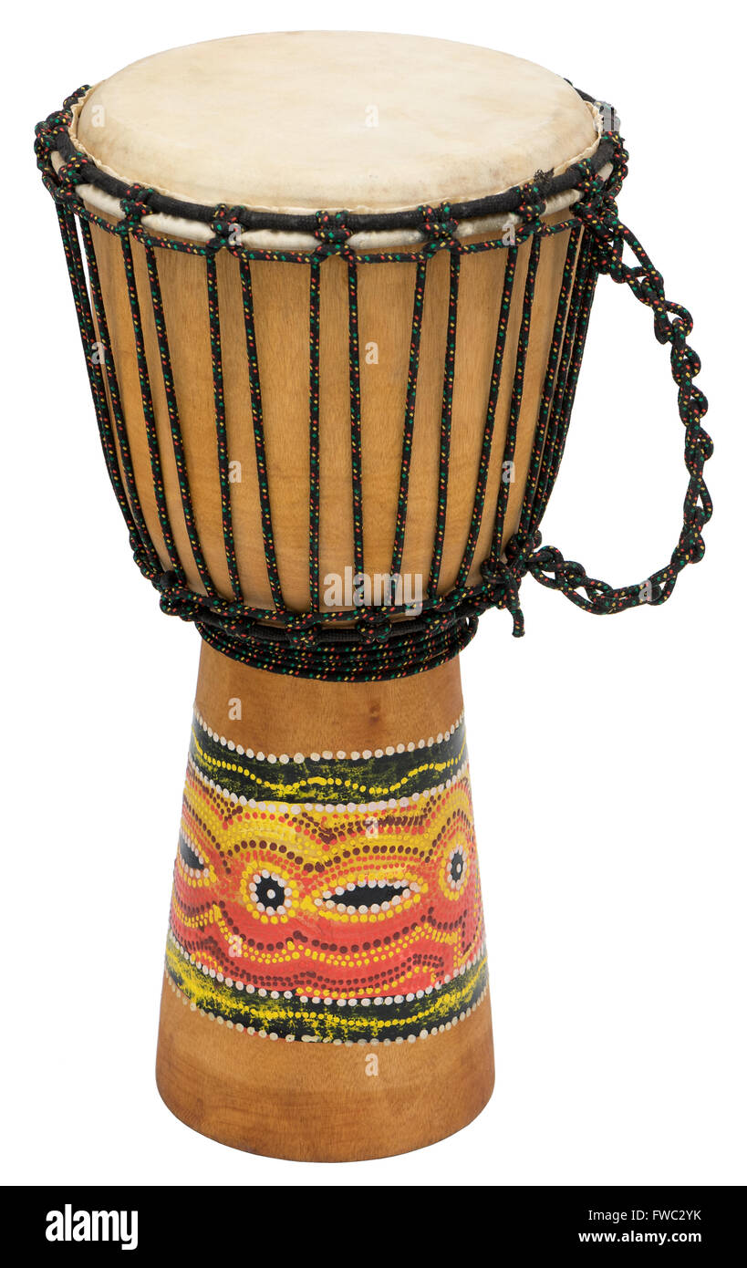 African Djembe Drum Isolated Over White Background Stock Photo - Alamy African Djembe Drum Isolated Over White Background Stock Photo - Alamy