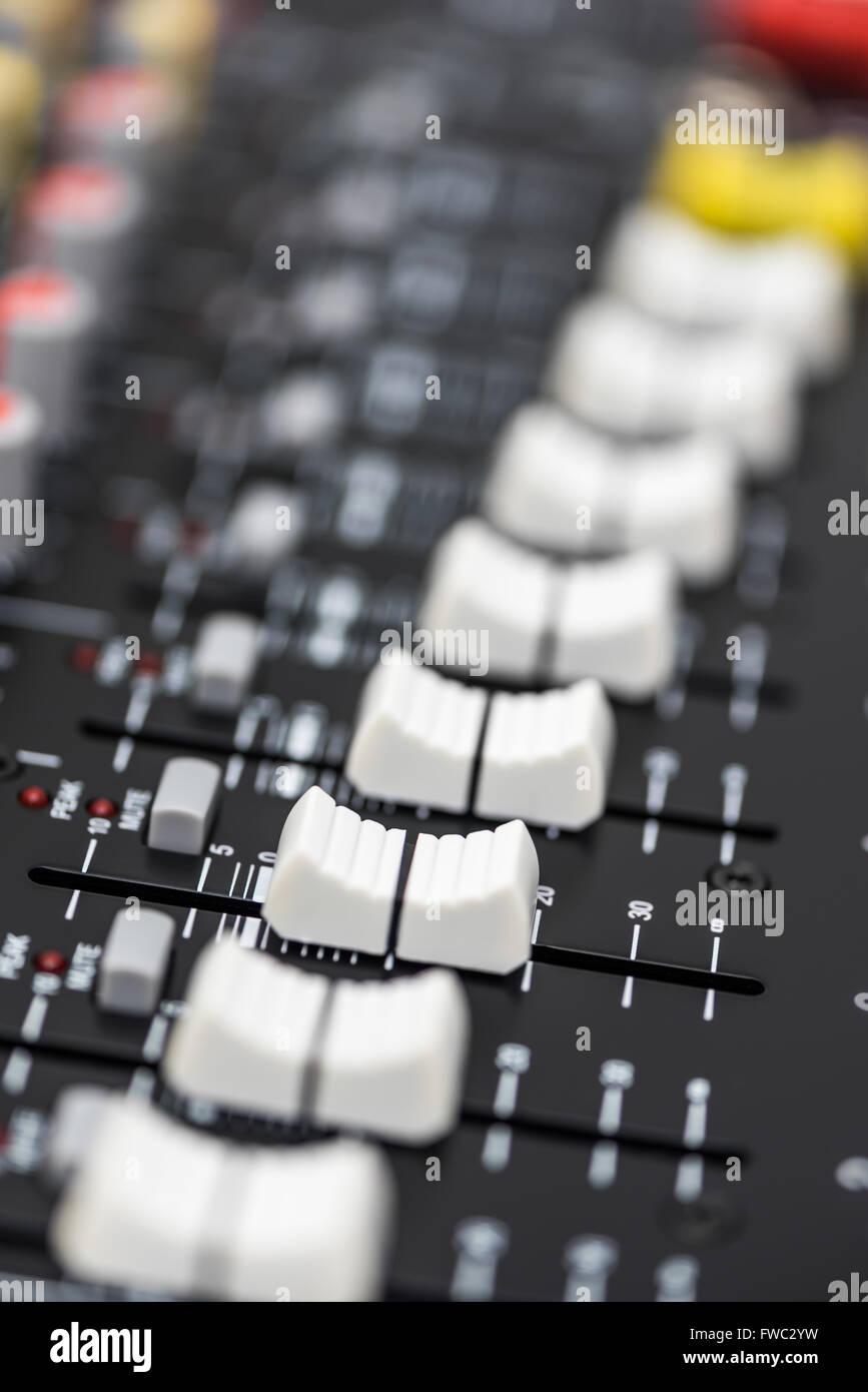 Mixing console sound design hi-res stock photography and images - Alamy