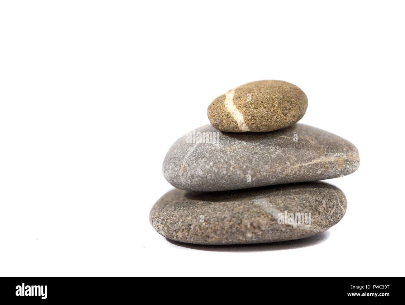 stones isolated on white background Stock Photo - Alamy