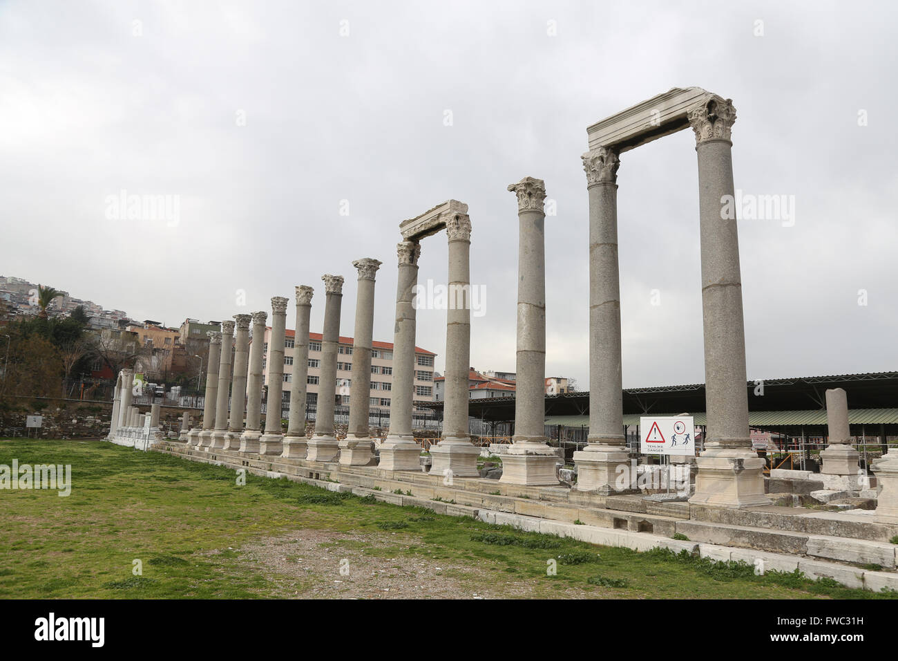 Agora of Smyrna in Izmir city, Turkey Stock Photo - Alamy