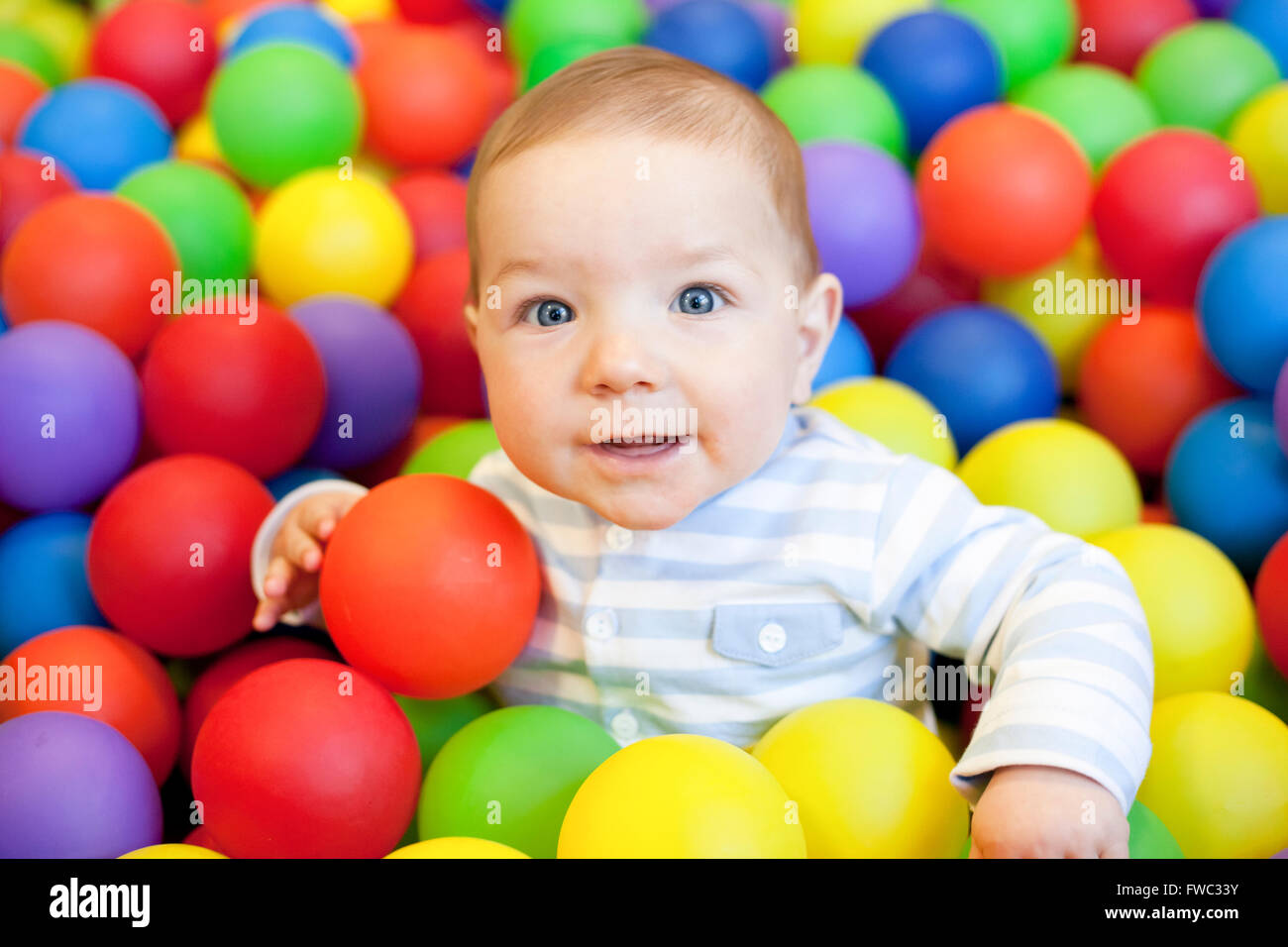 Child kid boy ball playground hi-res stock photography and images - Alamy