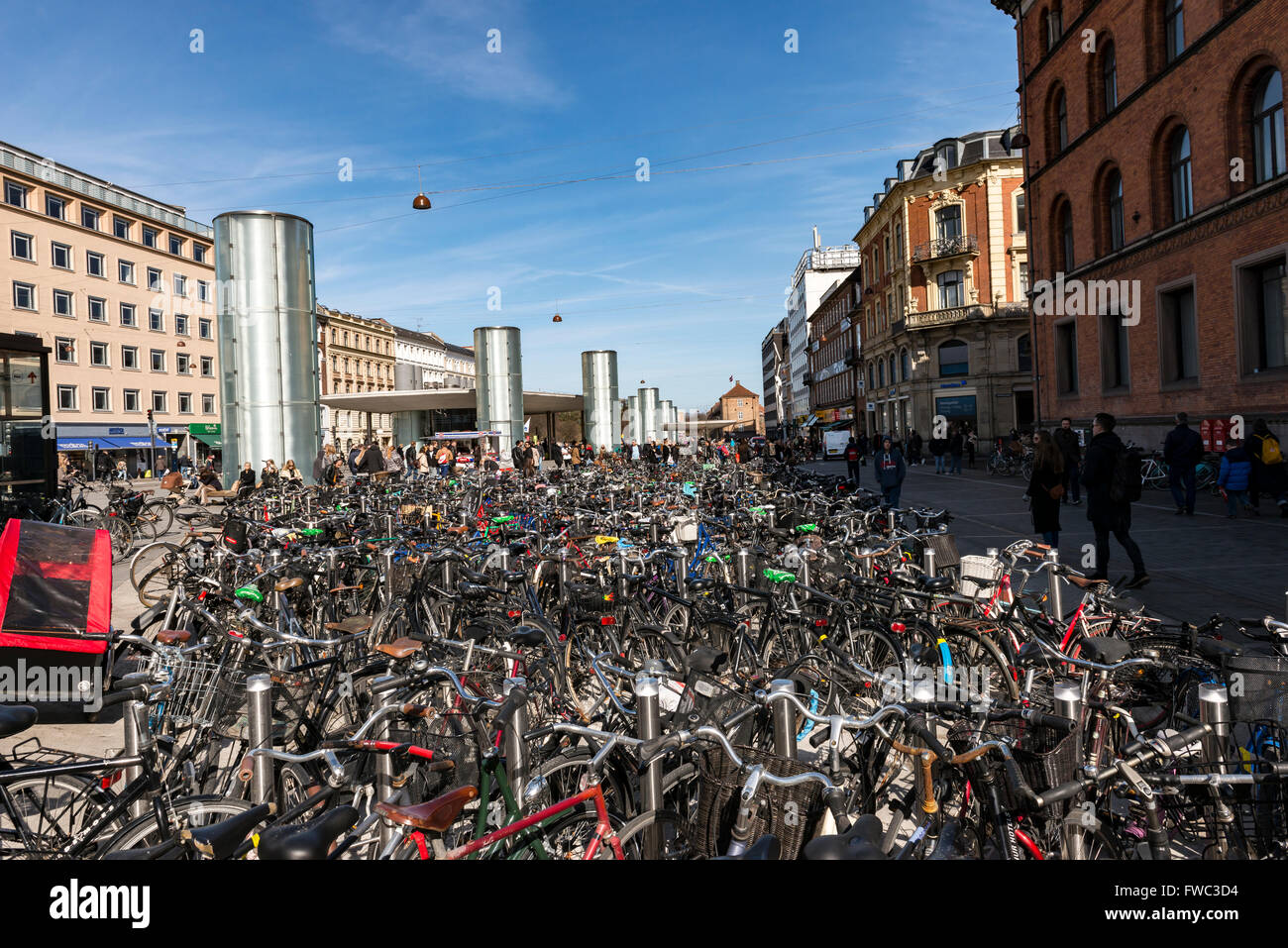 Bicycle park copenhagen hi-res stock photography and images - Alamy