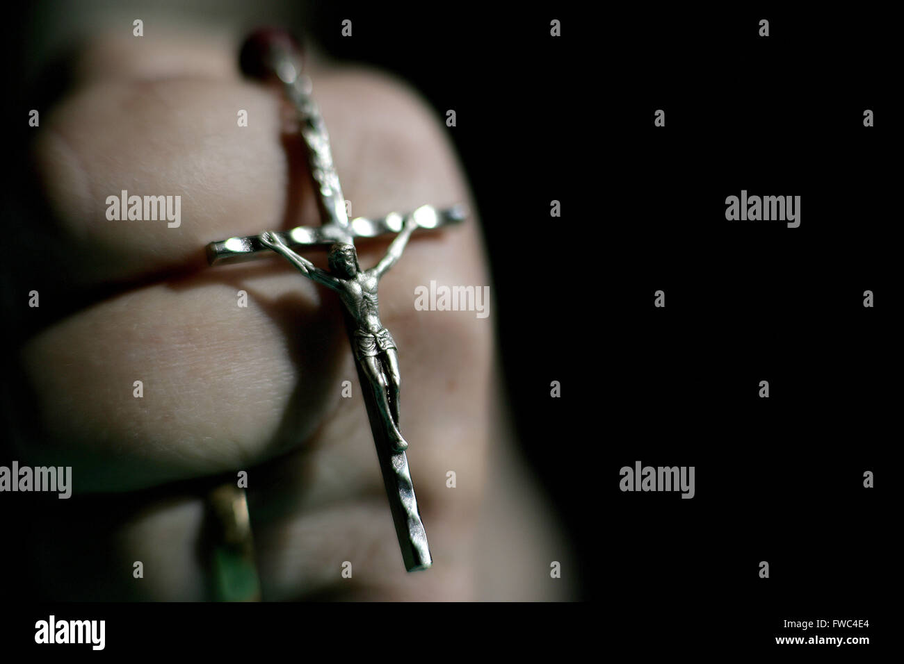 Jesus tied in cross hi-res stock photography and images - Alamy