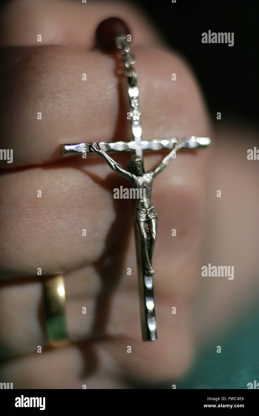 Jesus tied in cross hi-res stock photography and images - Alamy