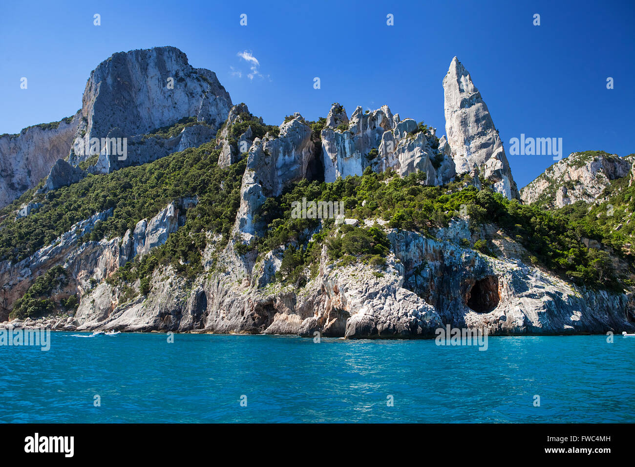A view of Cala Goloritze beach, Sardegna Stock Photo - Alamy