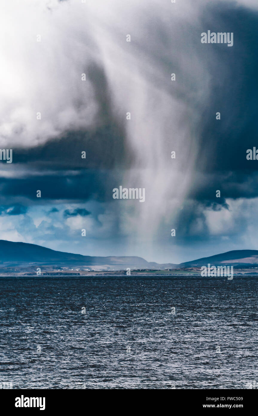 Heavy localised rain storm Stock Photo - Alamy