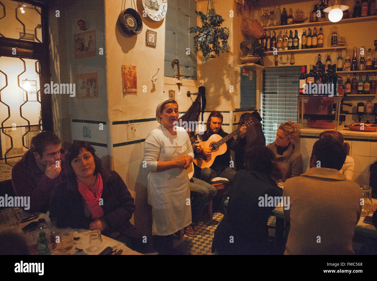 Lissabon: fado restaurant A Baiuca Stock Photo - Alamy