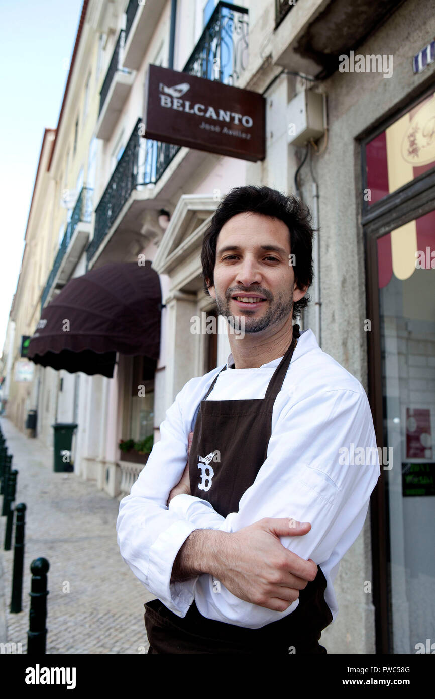 Lissabon: chef Jose Avillez,restaurant Belcanto Stock Photo - Alamy