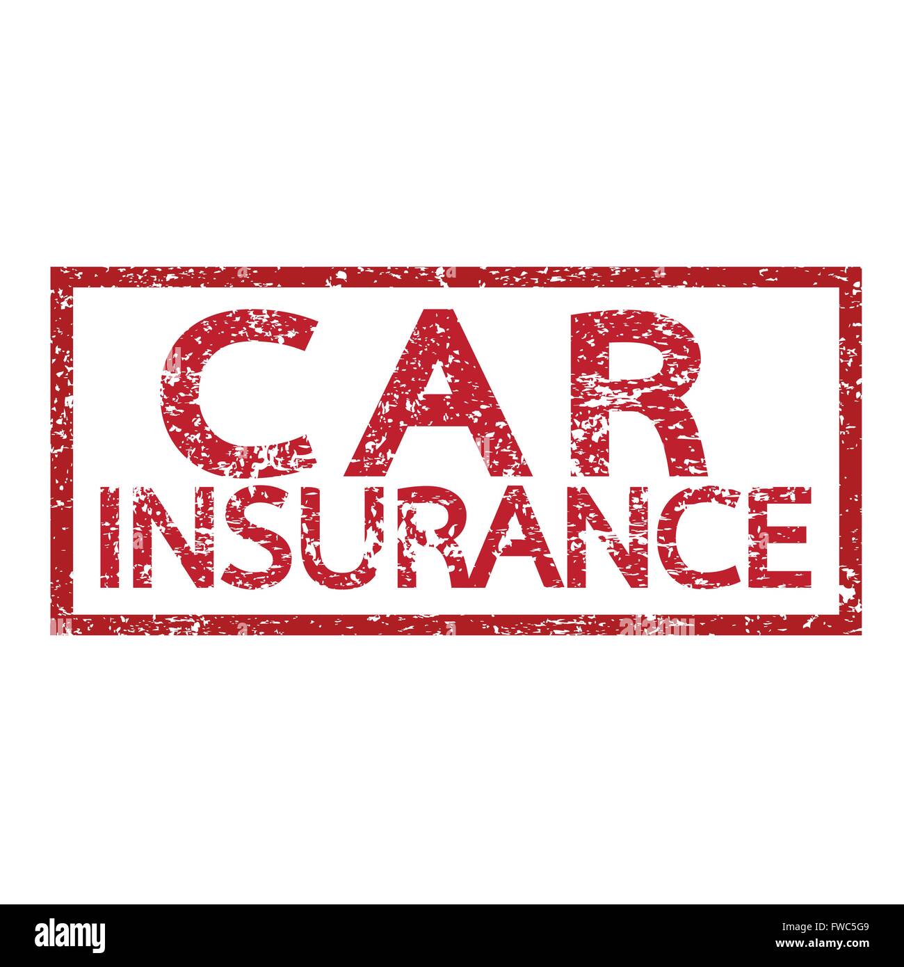 Car Insurance Word Stock Vector Image & Art - Alamy