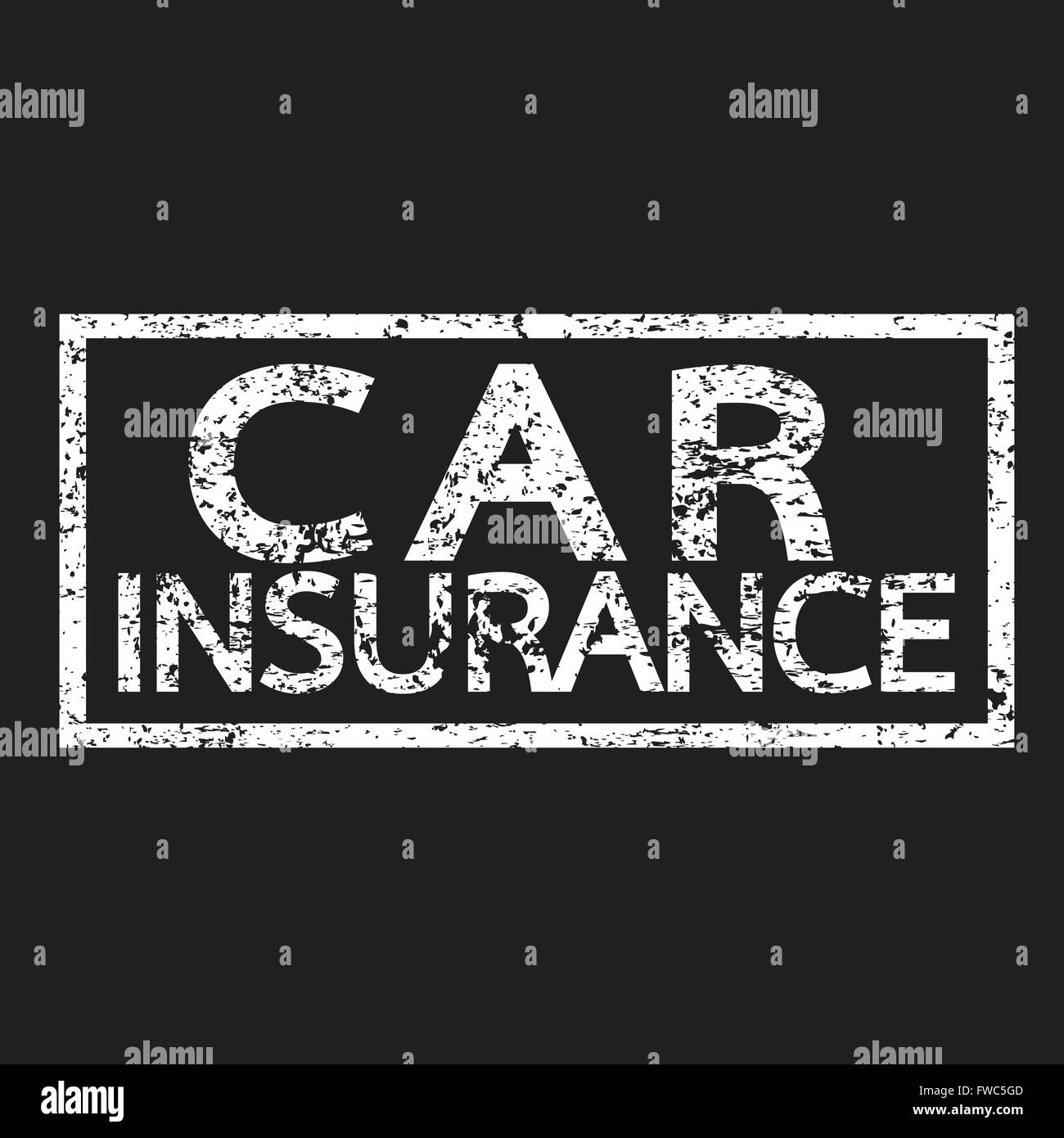 Car Insurance Word Stock Vector Image & Art - Alamy