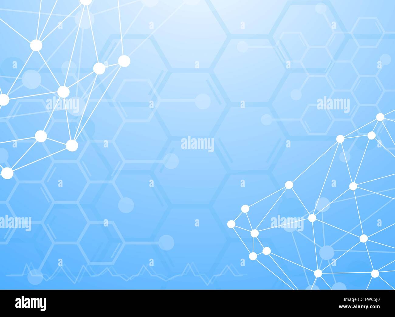 Abstract molecules medical background Stock Vector Image & Art - Alamy