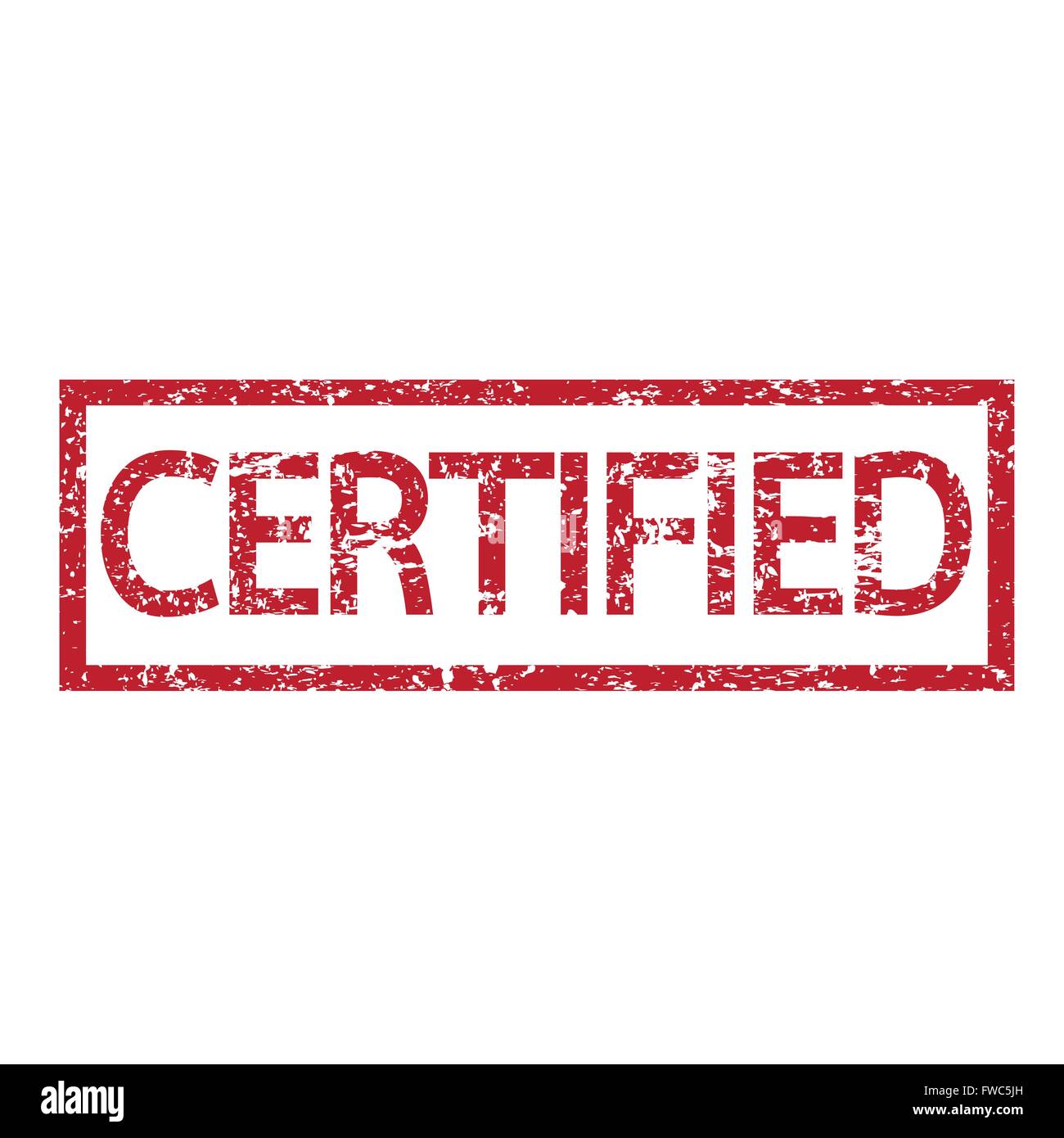 stamp certified text Stock Vector Image & Art - Alamy