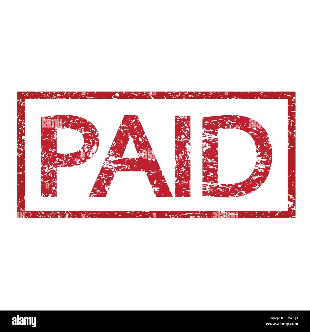 stamp paid text Stock Vector Image & Art - Alamy