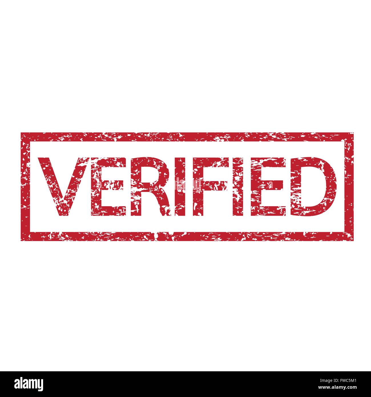 stamp verified text Stock Vector Image & Art - Alamy