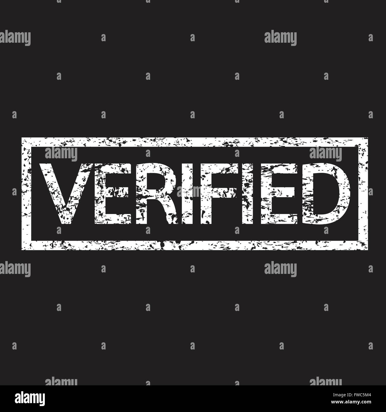 Verified word Stock Vector Images - Alamy