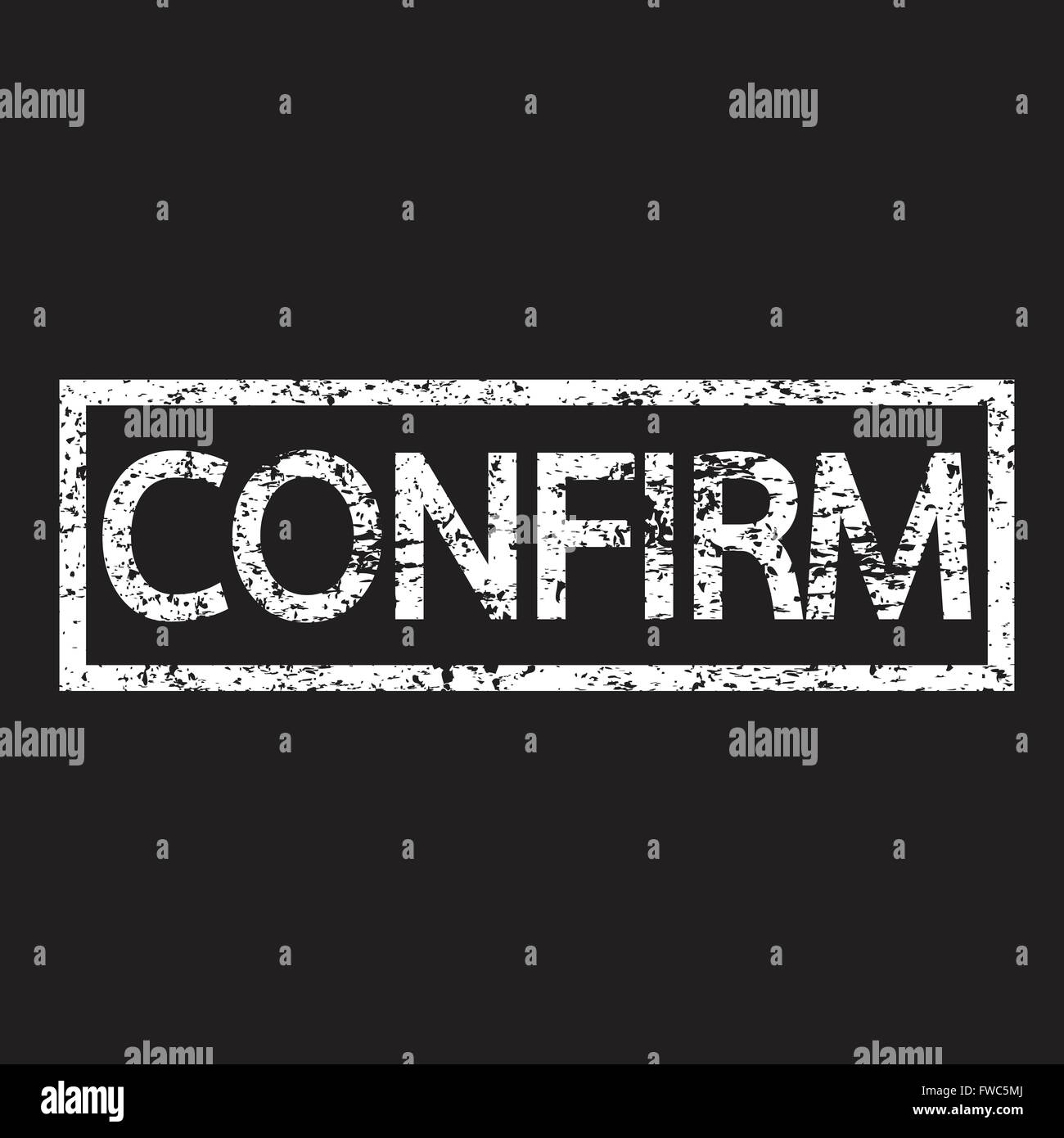 stamp with word confirm Stock Vector Image & Art - Alamy