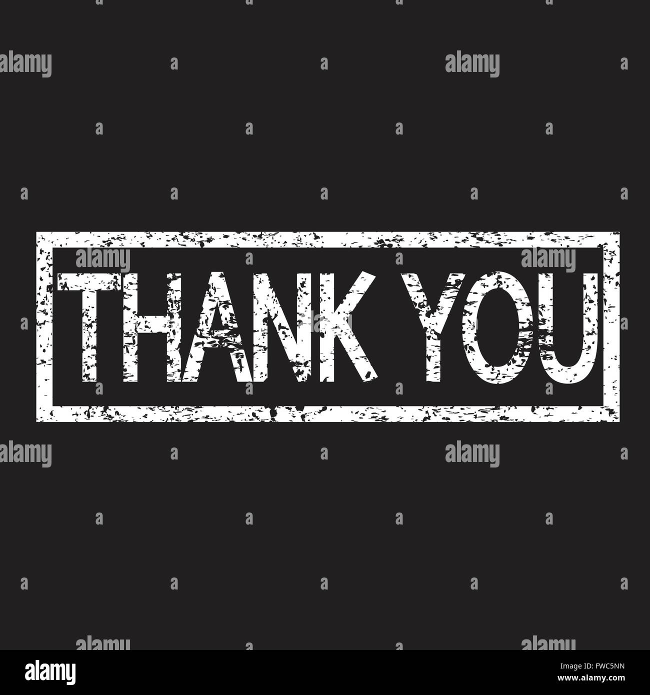 Thank you rubber stamp Stock Vector Images - Alamy