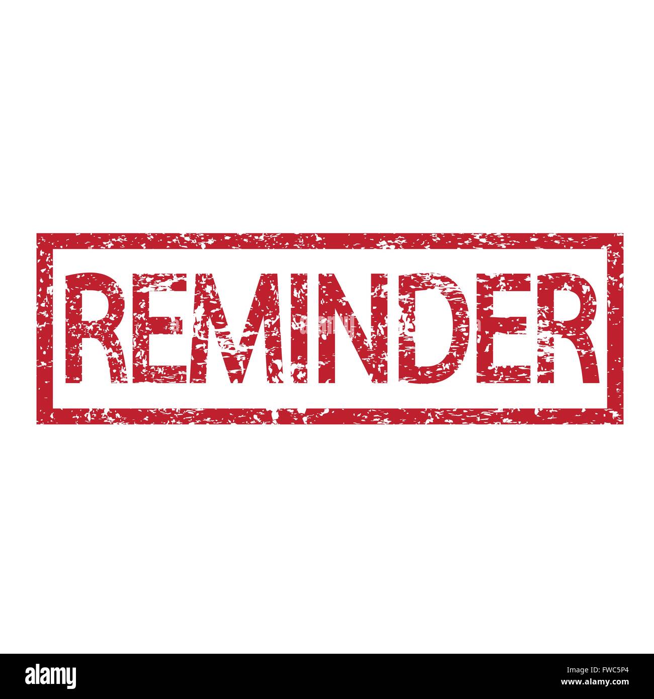 stamps word reminder Stock Vector Image & Art - Alamy