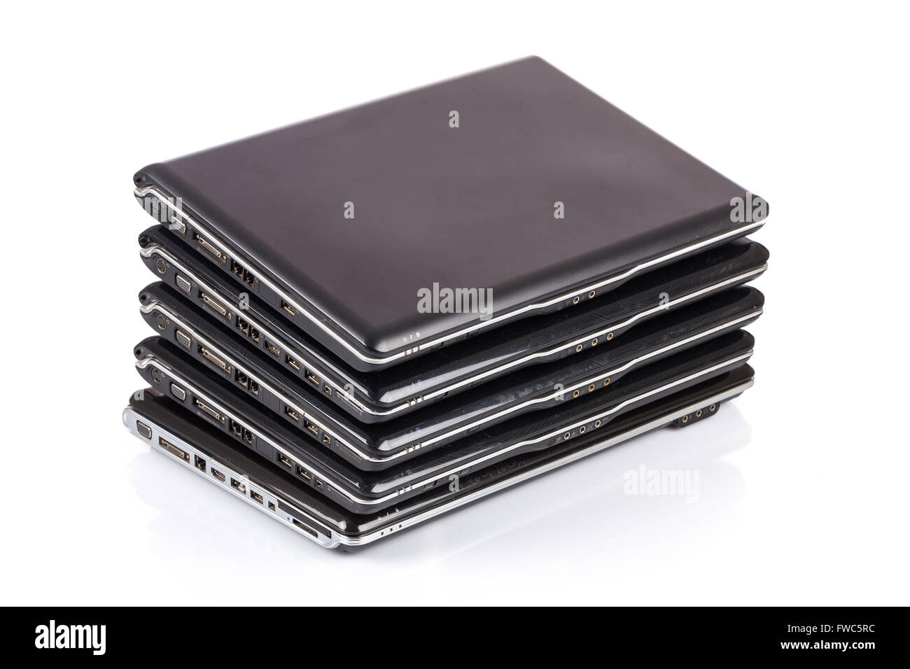 Old laptops Cut Out Stock Images & Pictures - Alamy