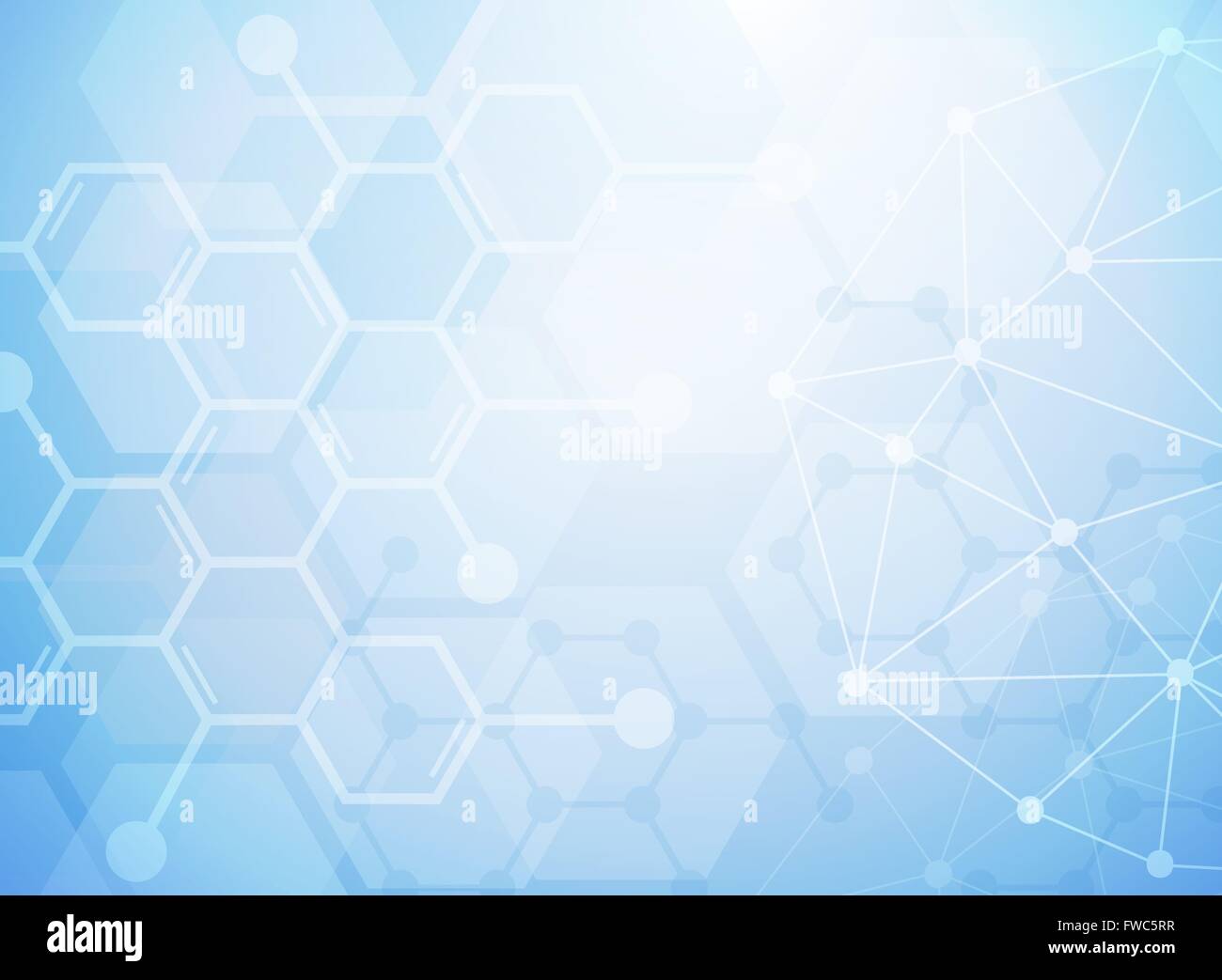 Abstract molecules medical background Stock Vector Image & Art - Alamy