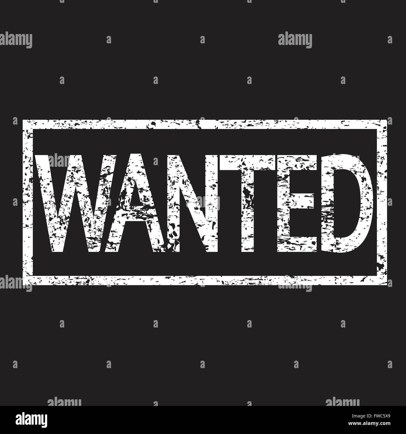 stamp word wanted Stock Vector Image & Art - Alamy