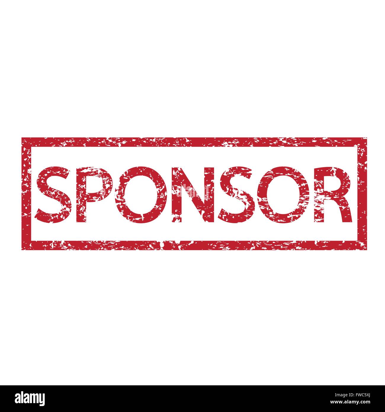 Sponsorship stamp Stock Vector Images - Alamy