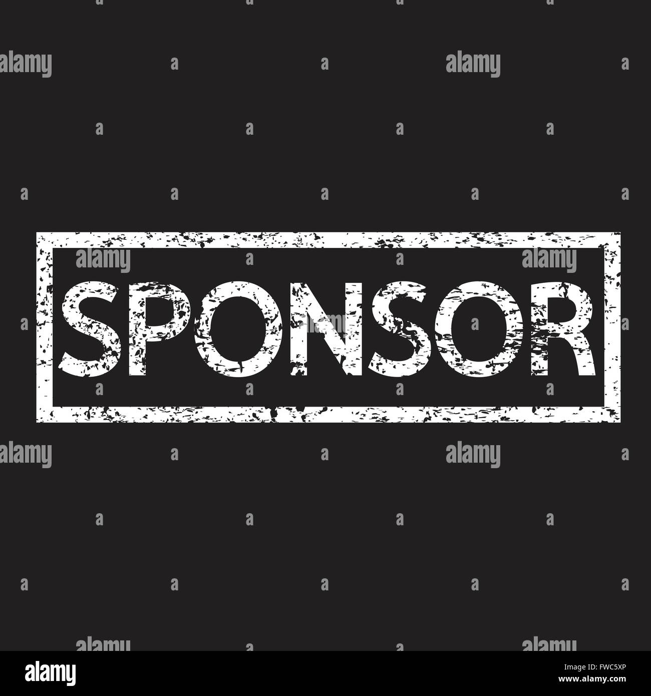 Sponsor stamp illustration hi-res stock photography and images - Alamy