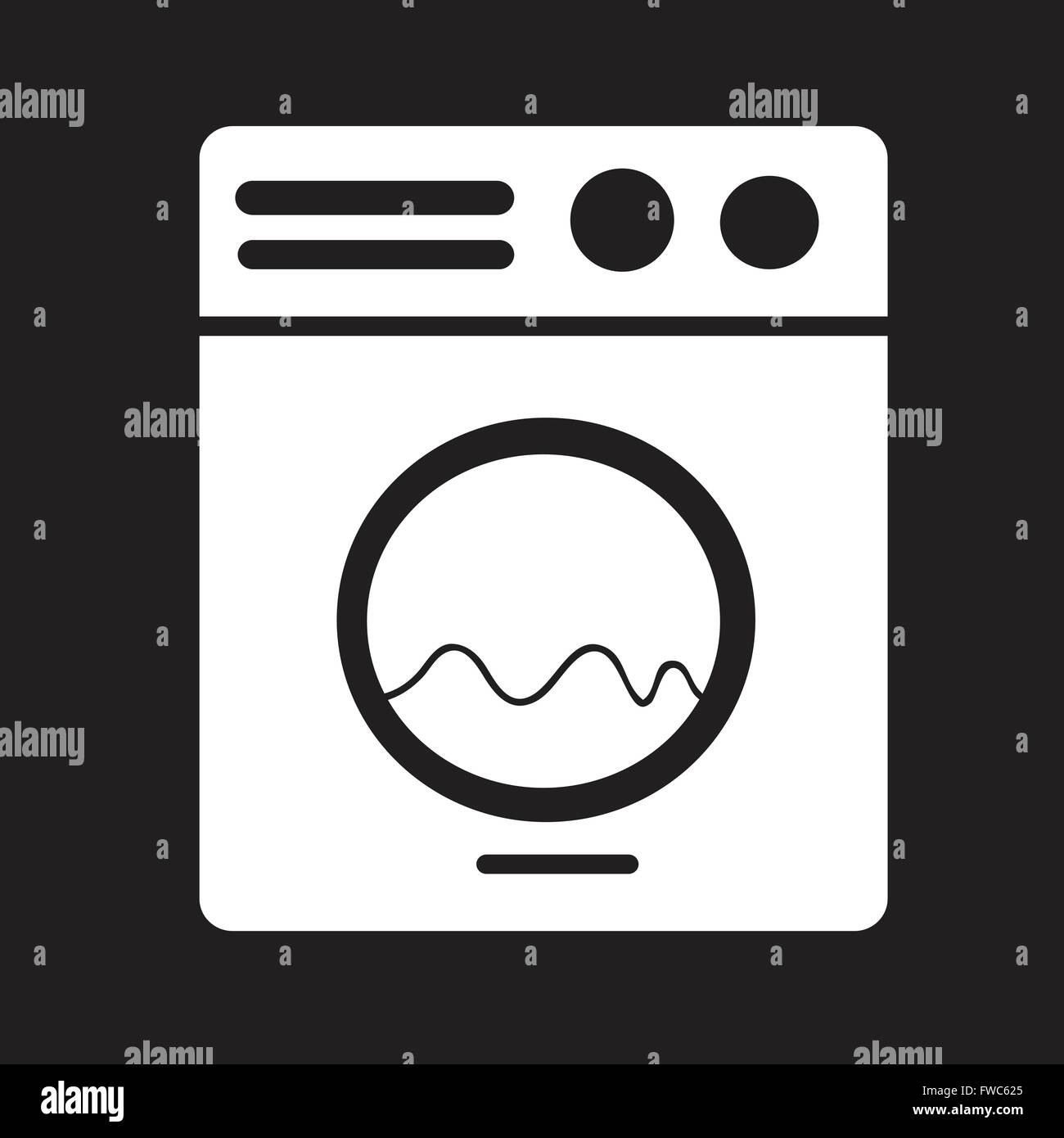 Washing machine icon Stock Vector Image & Art - Alamy