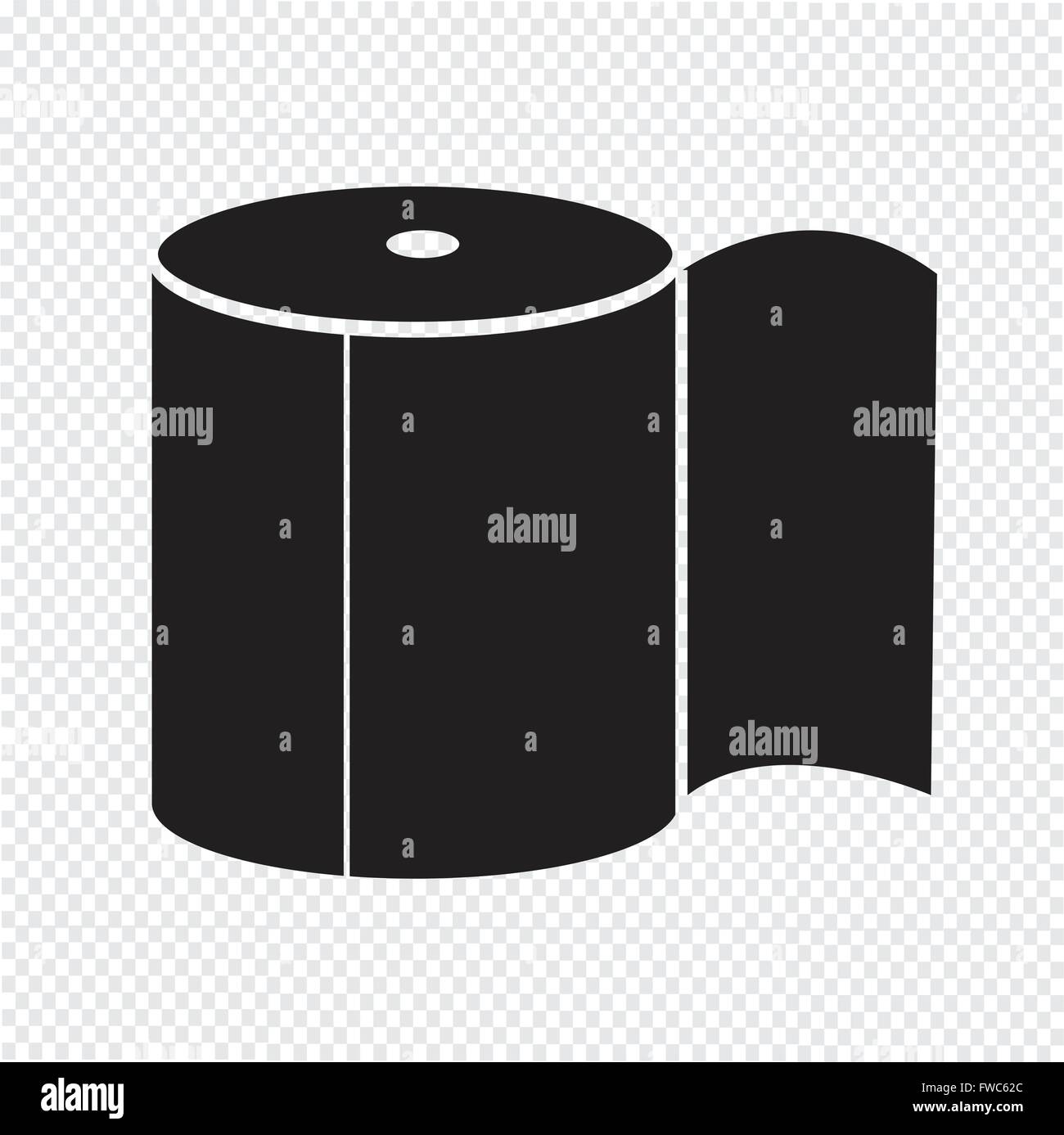 Toilet Paper Icon Stock Vector Image & Art - Alamy