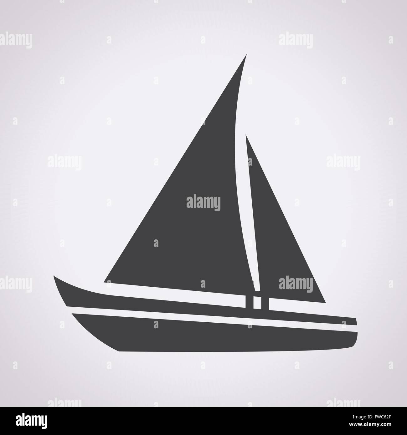 Sailing boat icon Stock Vector Image & Art - Alamy