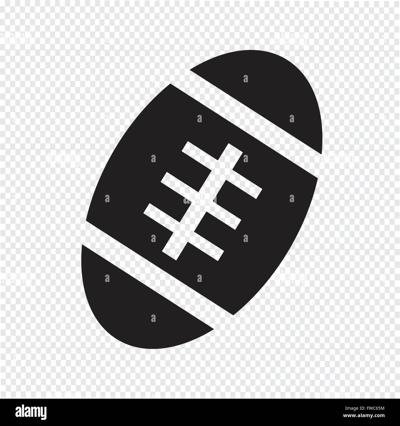 American Football ball icon Stock Vector Image & Art - Alamy