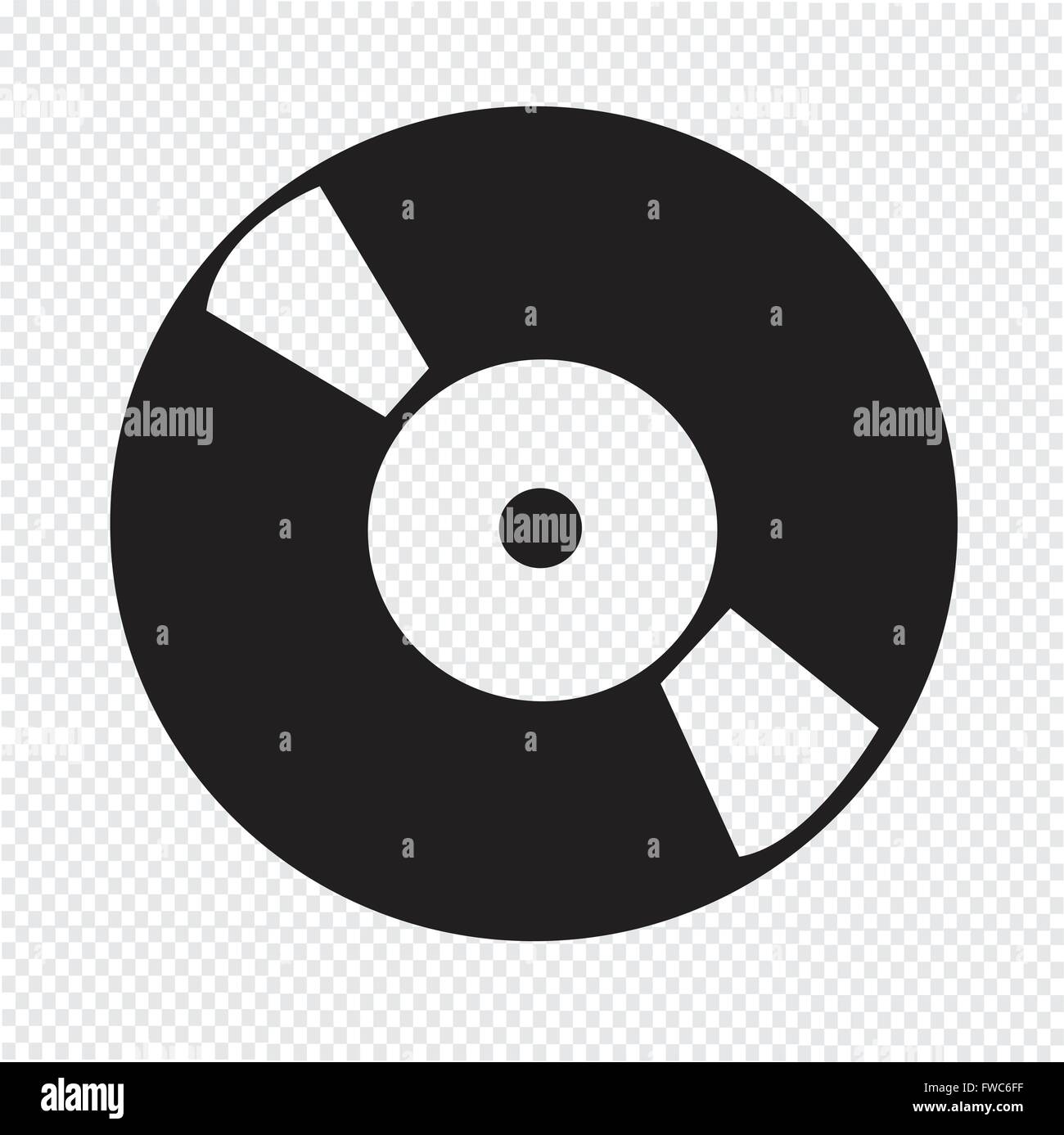 Retro vinyl record icon Stock Vector Image & Art - Alamy