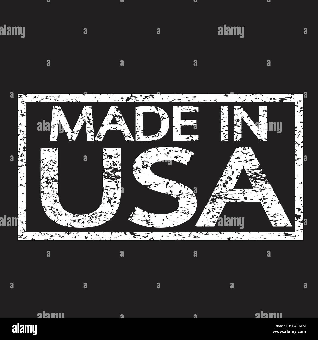 Stamp Made In USA Stock Vector Image & Art - Alamy