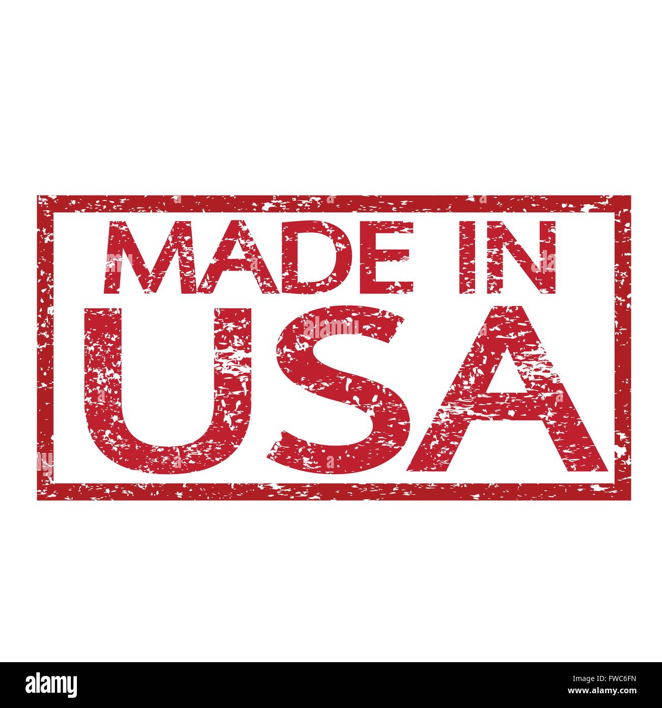 Stamp Made In USA Stock Vector Image & Art - Alamy