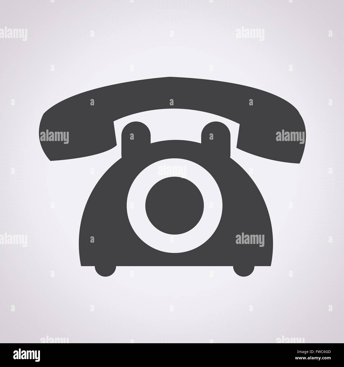 old phone icon Stock Vector Image & Art - Alamy