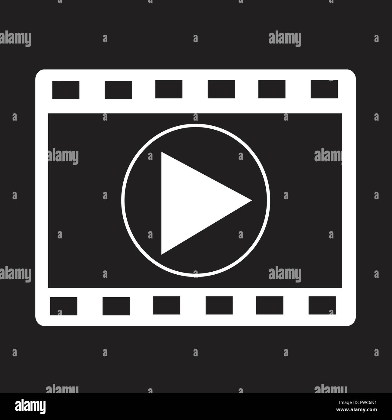 Film Strip Icon Stock Vector Image & Art - Alamy