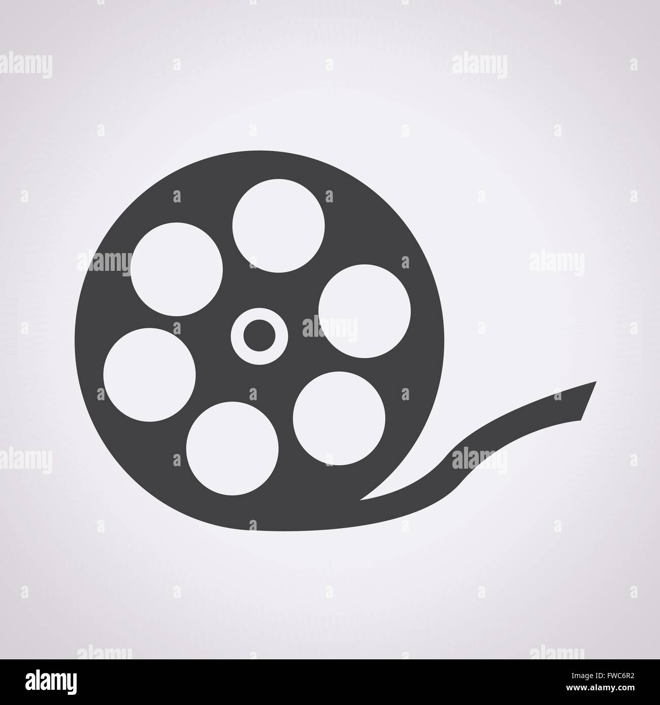 Film Reel Icon Stock Vector Image & Art - Alamy
