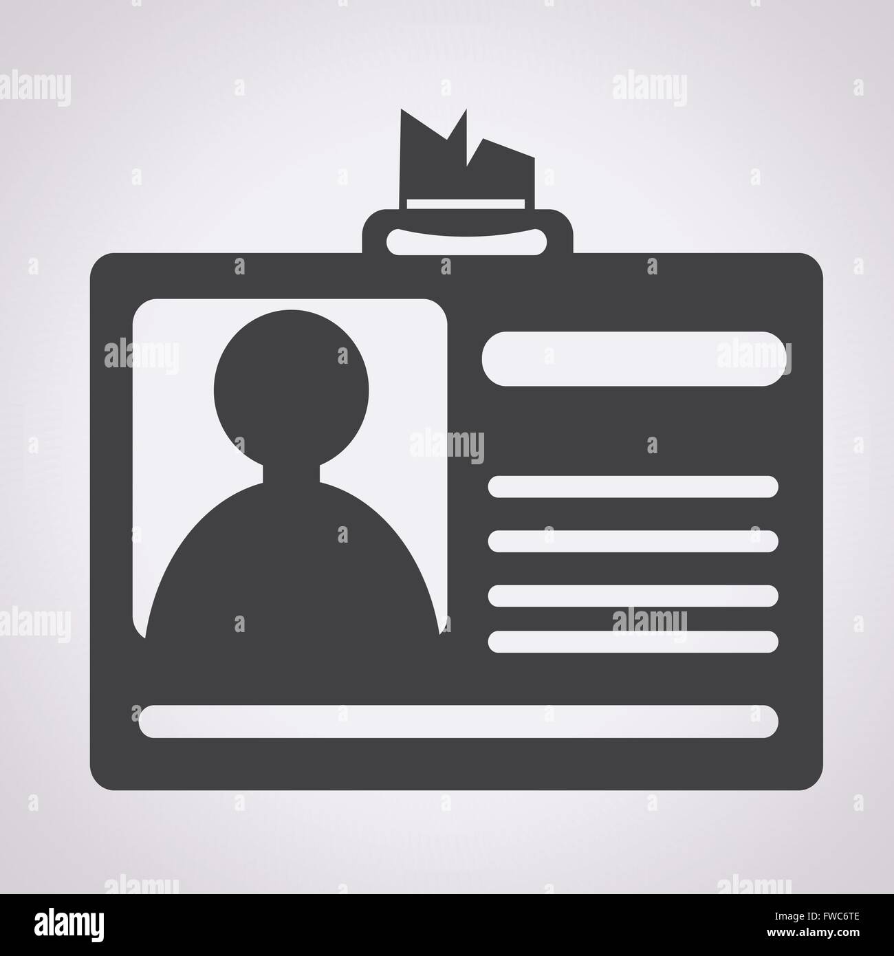 Identification card icon , ID Card icon Stock Vector Image & Art - Alamy