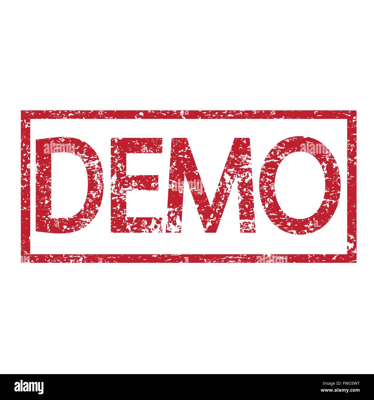 Stamp text demo Stock Vector Image & Art - Alamy