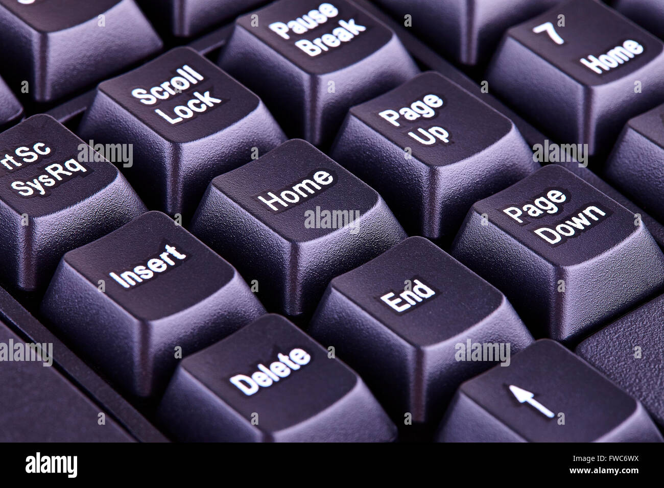 Black computer keyboard Stock Photo - Alamy