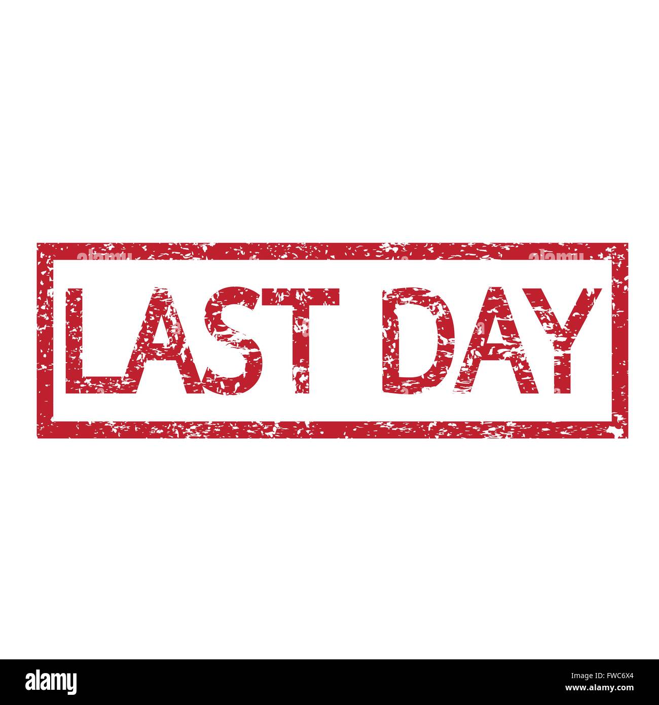 Stamp text LAST DAY Stock Vector Image & Art - Alamy